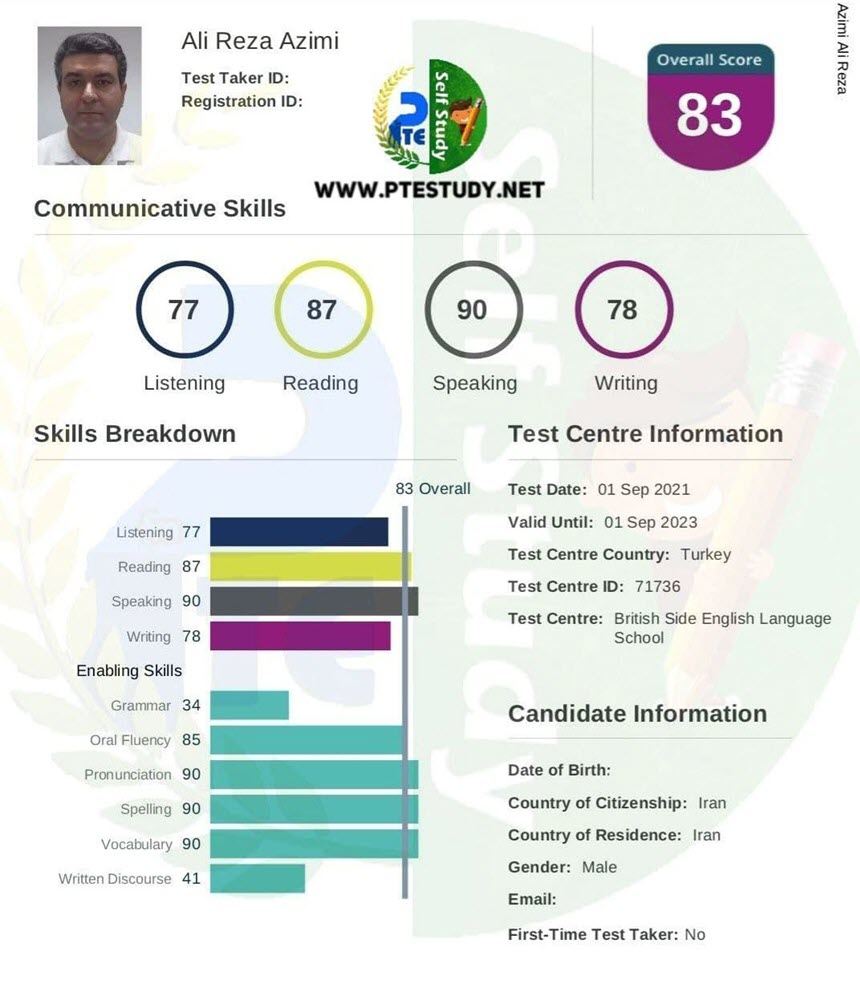 PTE Study Free Online PTE Practice PTE Academic Test